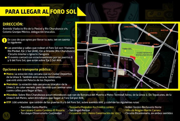 Las rutas para el Vive Latino - Grupo Milenio