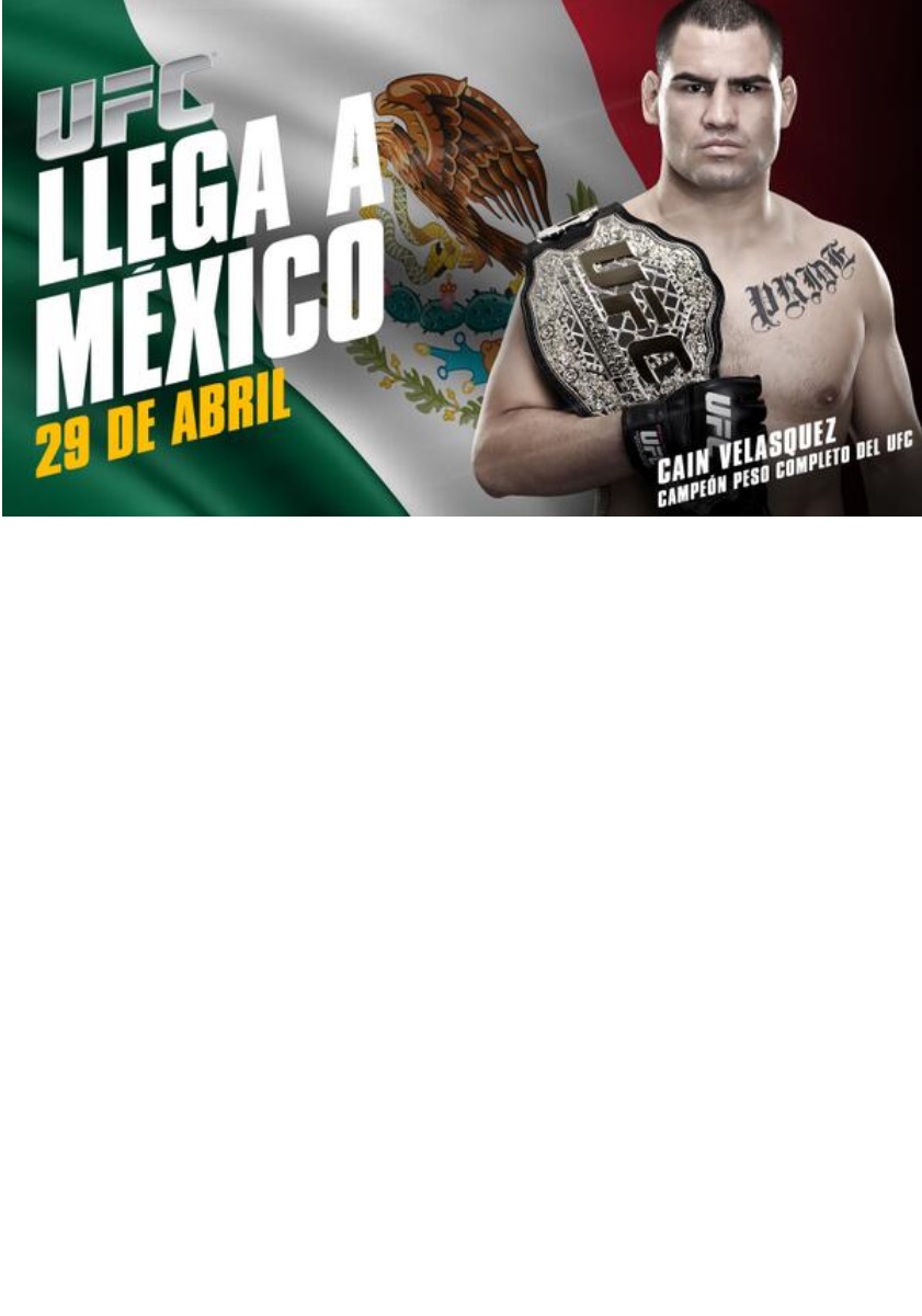 OFICIAL: UFC anuncia su primer evento en México - Grupo Milenio