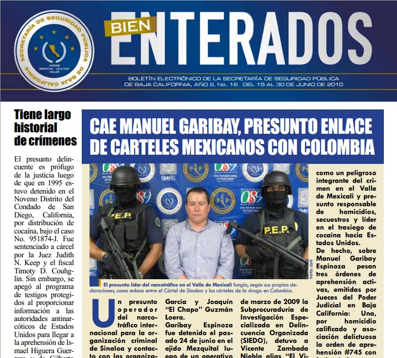 Reaprehenden a Garibay por asesinato de ministerial- Grupo Milenio