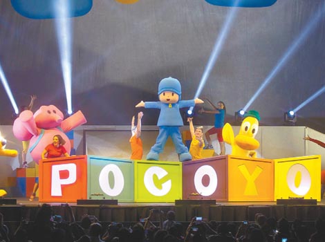 Pocoyo los lleva a su mundo- Grupo Milenio