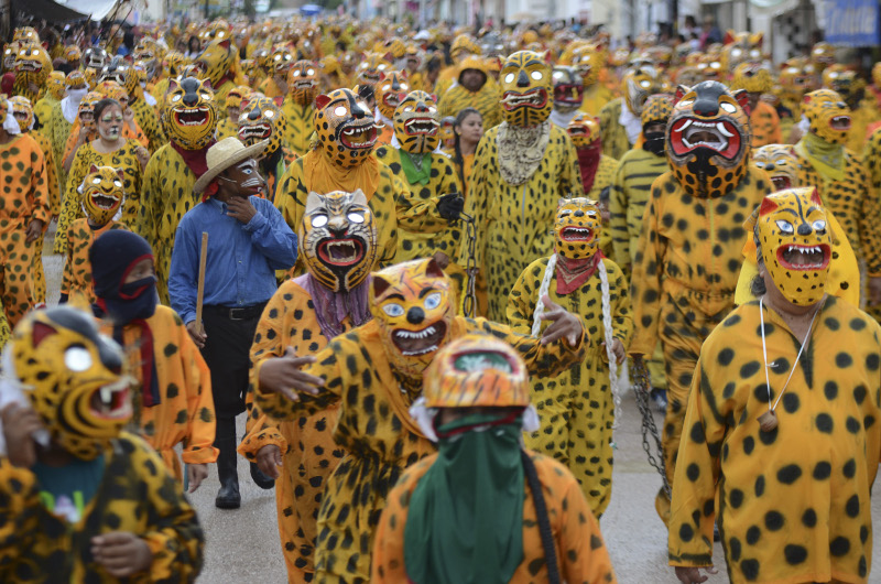 Realizan tradicional “Tigrada” en Chilapa, Guerrero - Grupo Milenio