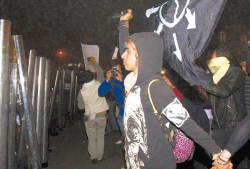 Los 'anarquistas', según el Cenapi- Grupo Milenio