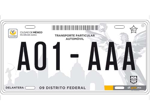En menos de un año, el GDF cambia las placas para autos - Grupo Milenio