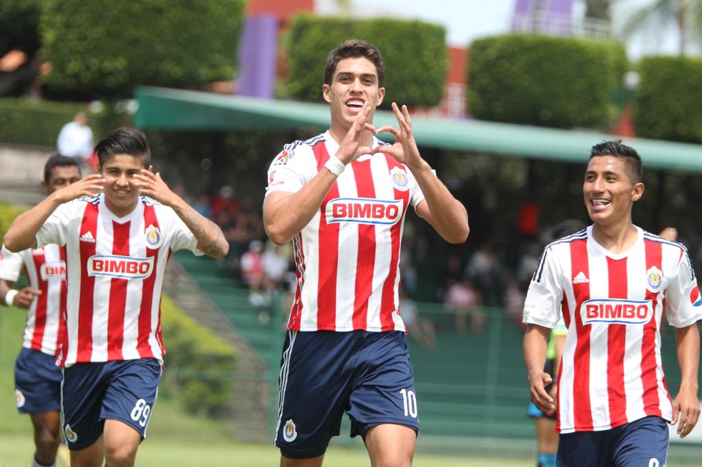 Ríos, feliz por sus dos goles al Atlas- Grupo Milenio