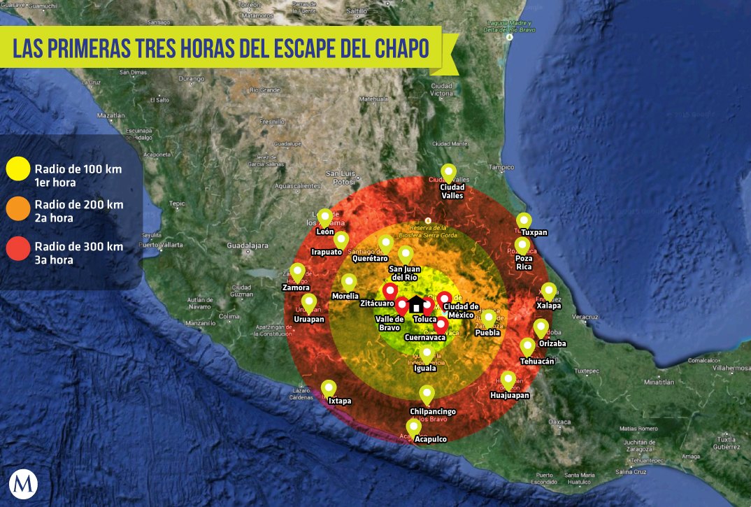 Las tres primeras horas de la fuga de 'El Chapo'- Grupo Milenio