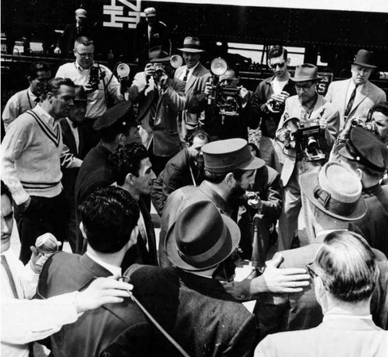 Visita de Fidel Castro a Estados Unidos el 15 de abril de 1959- Grupo ...