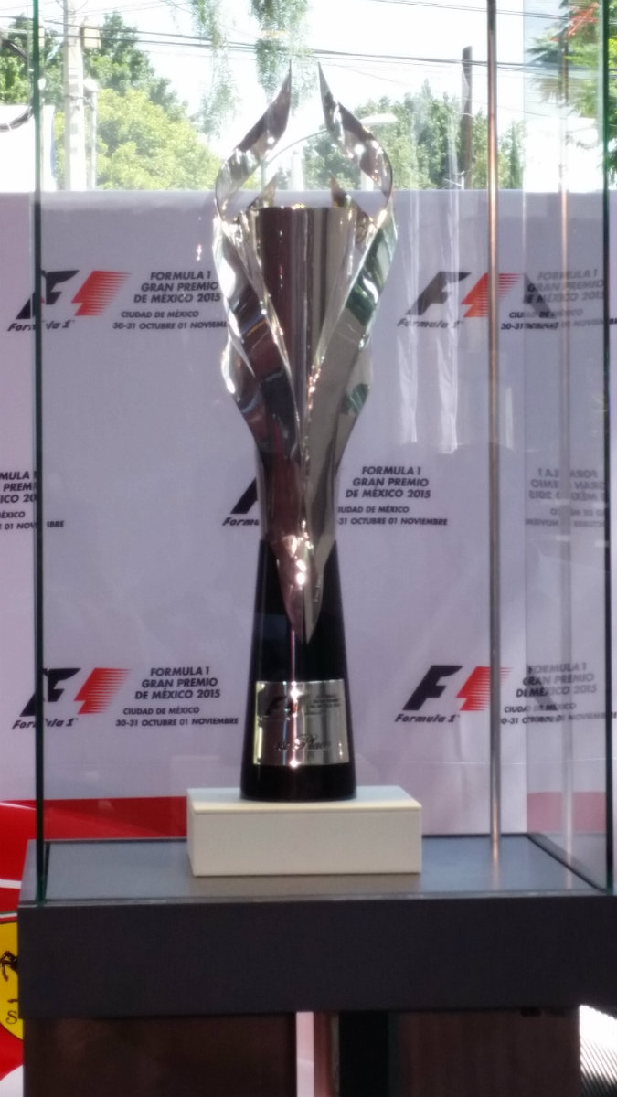 Presentan trofeo del Gran Premio de México - Grupo Milenio