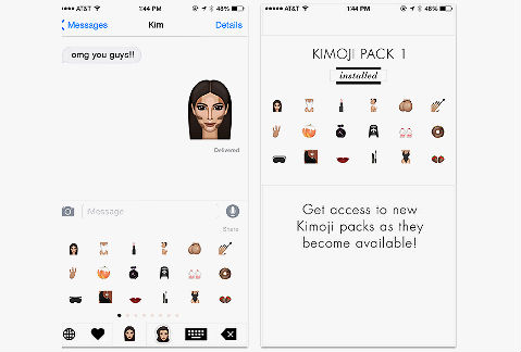 Kim Kardashian ya tiene sus propios emojis - Grupo Milenio
