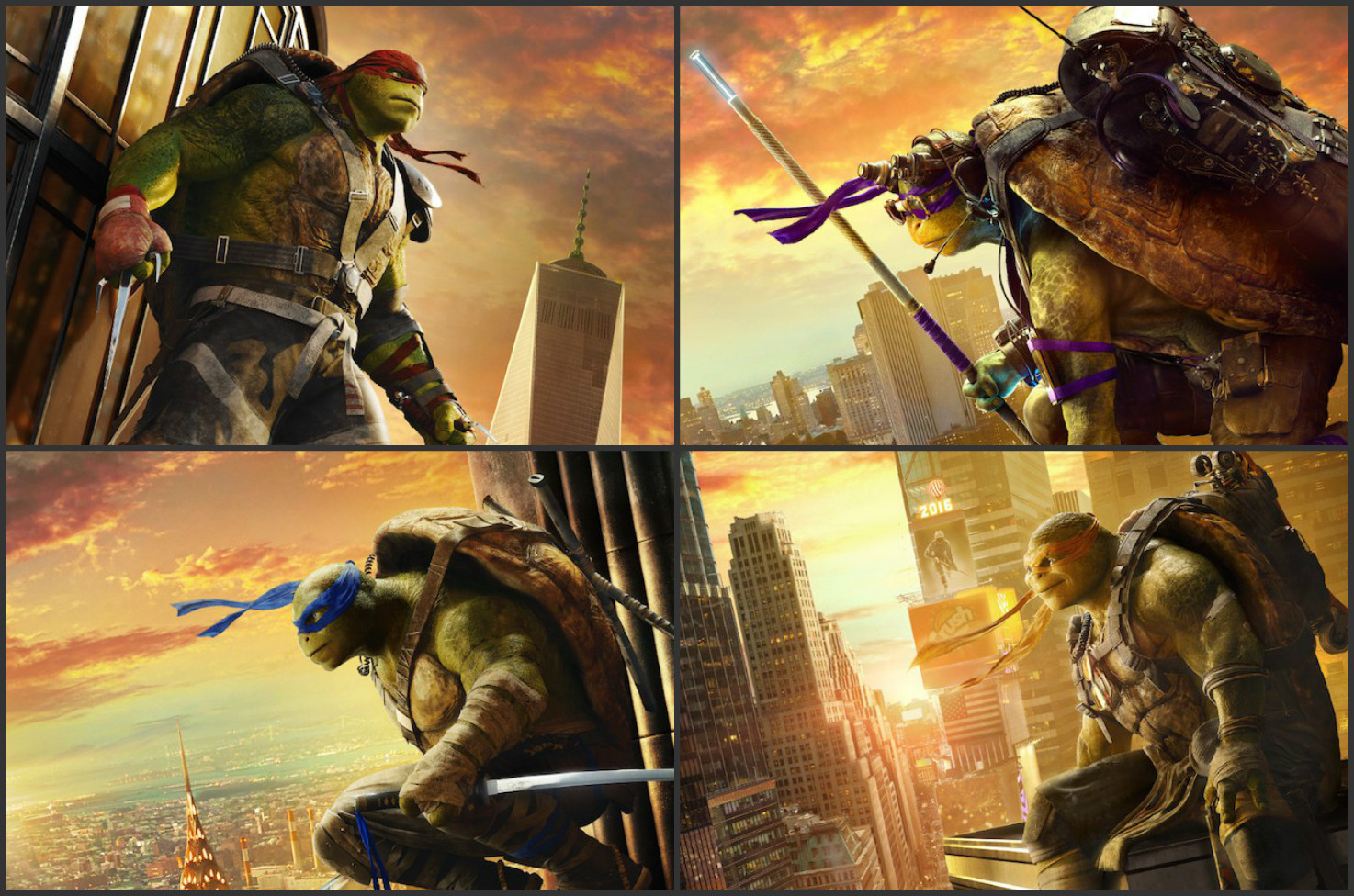 Las 'Tortugas Ninja 2' vigilan NY en nuevos pósters- Grupo Milenio