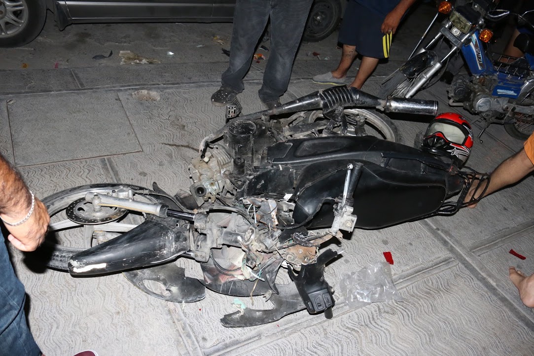 Choque de motocicletas dejó un lesionado- Grupo Milenio