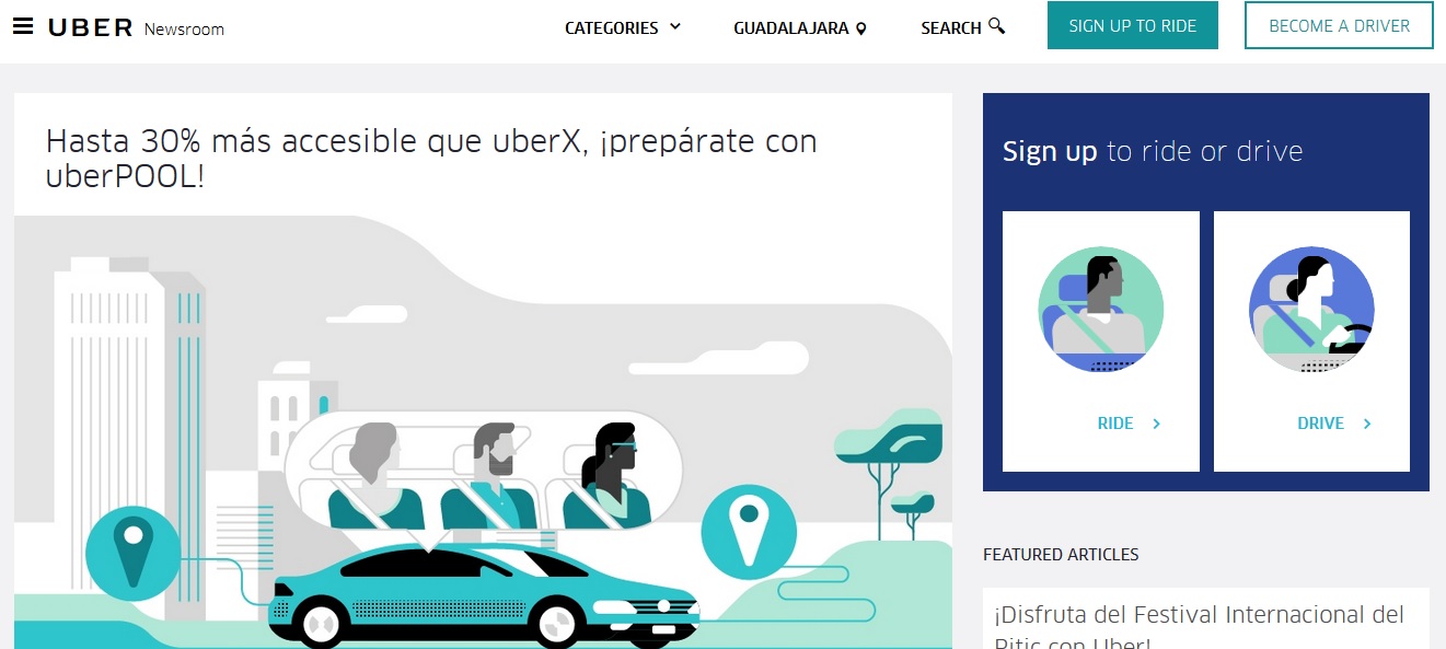 Uber Pool no podrá funcionar en Guadalajara - Grupo Milenio