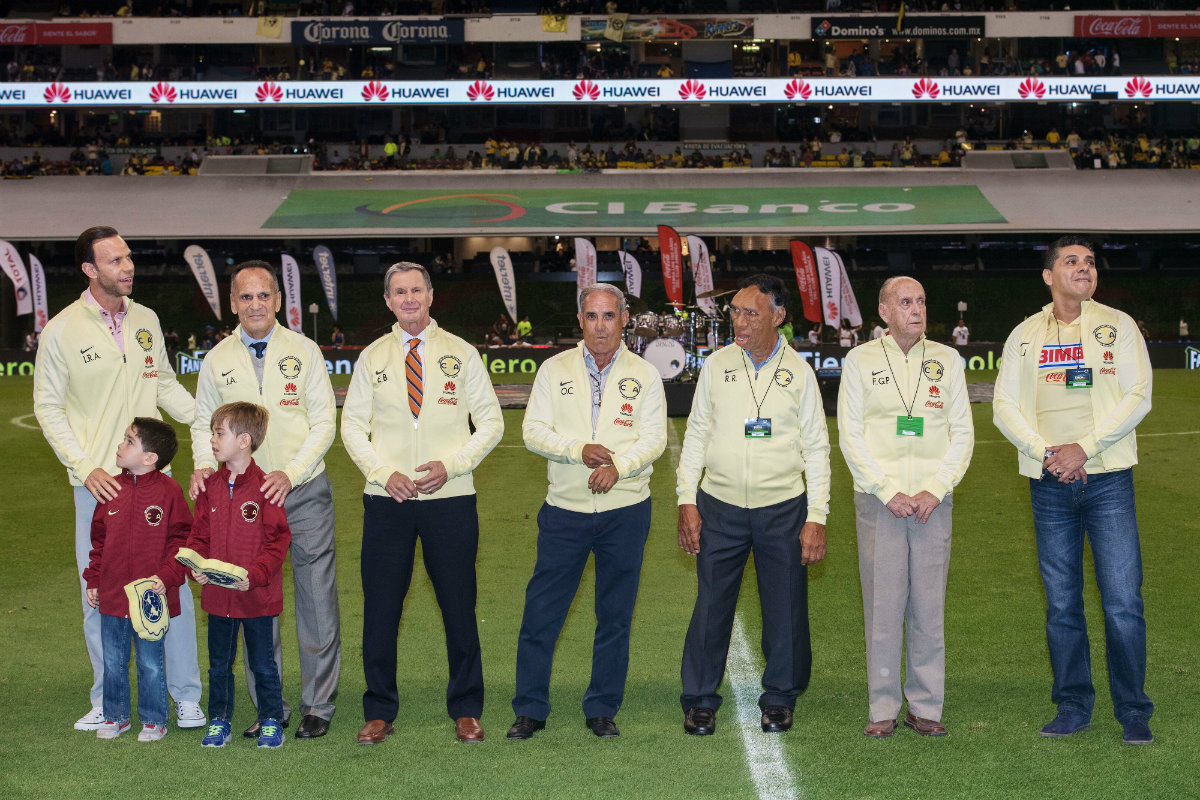 América homenajea a sus delanteros del Centenario- Grupo Milenio