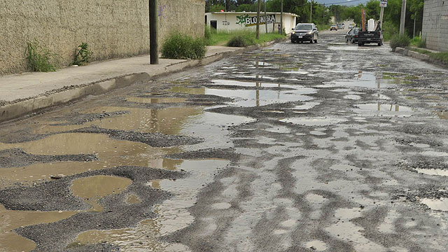 60% de calles de Victoria, sin pavimento o llenas de baches- Grupo Milenio