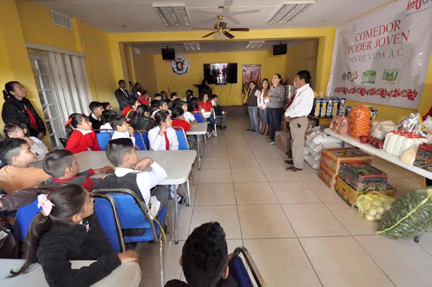 Inauguran "Comedor estudiantil Poder Joven"- Grupo Milenio