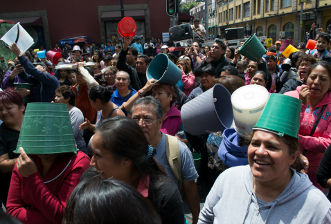 Vecinos protestan por falta de agua en tres delegaciones- Grupo Milenio