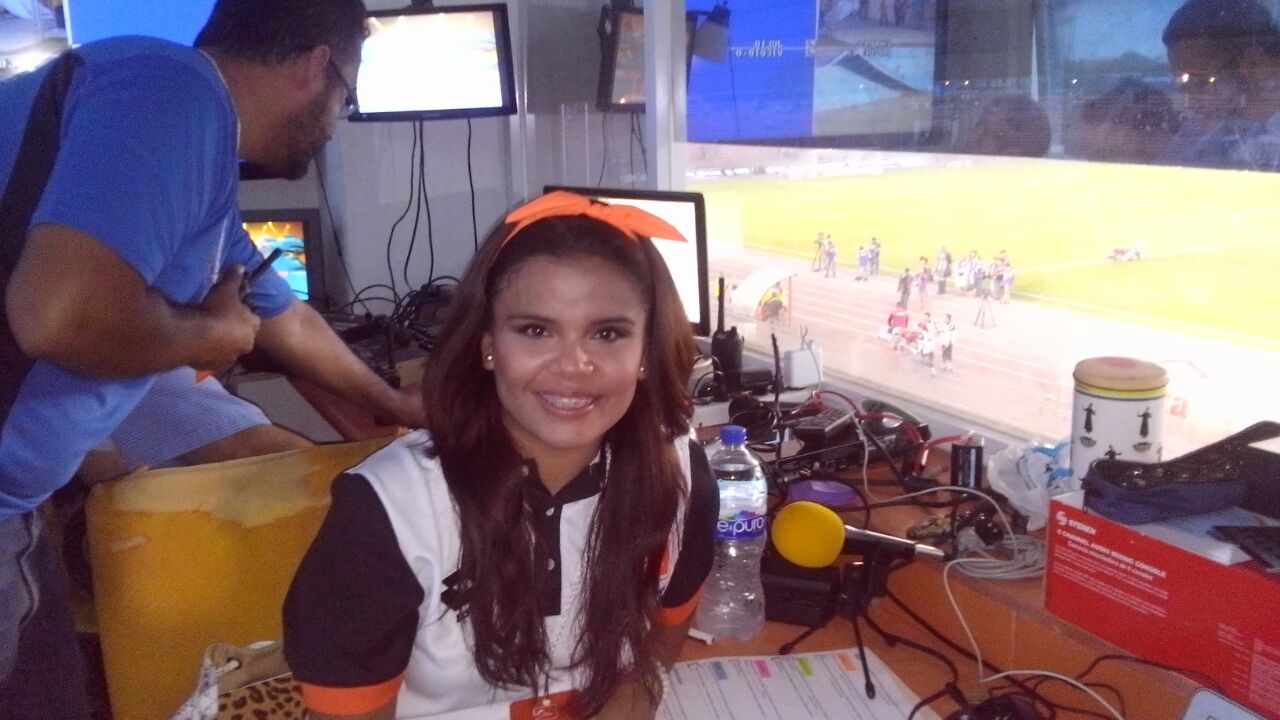 Stephanie García, la voz que retumba el Marte R. Gómez- Grupo Milenio