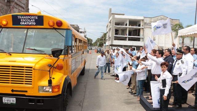 "School bus" transporte escolar gratuito en Madero - Grupo Milenio