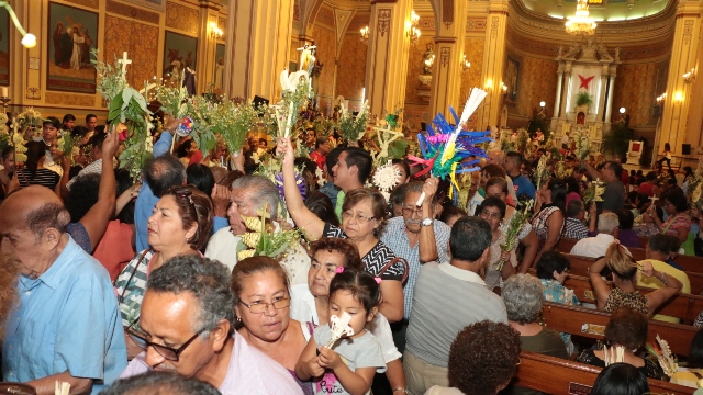 Católicos celebran domingo de ramos - Grupo Milenio