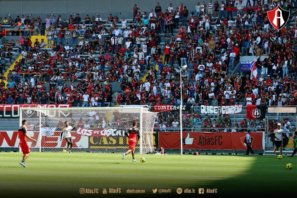 Atlas fue arropado por 3 mil fieles en el Estadio Jalisco - Grupo Milenio