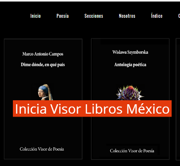 Llega Visor Libros México, una alianza por la poesía- Grupo Milenio