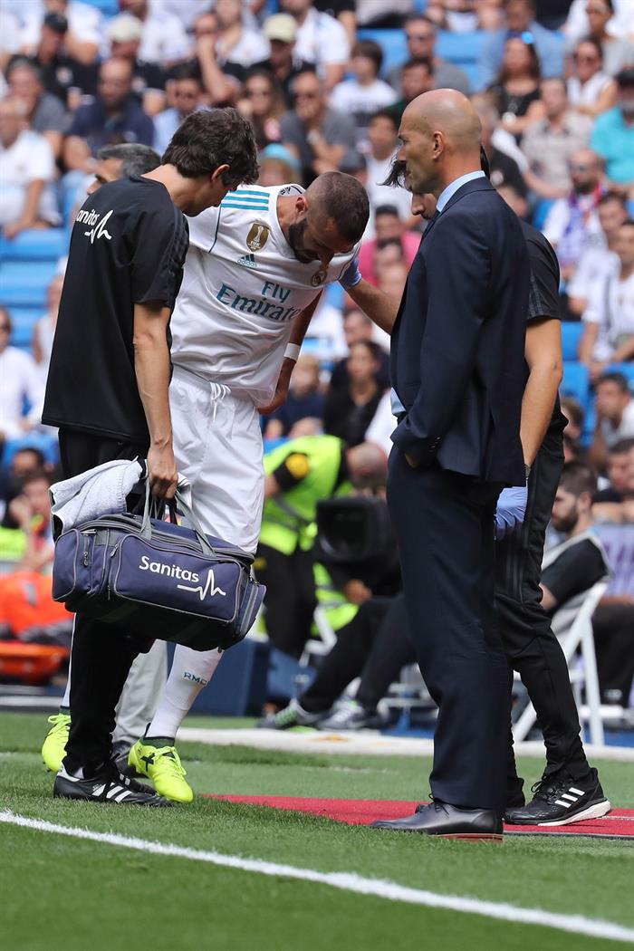 Benzema sufre "lesión muscular" en la pierna derecha - Grupo Milenio