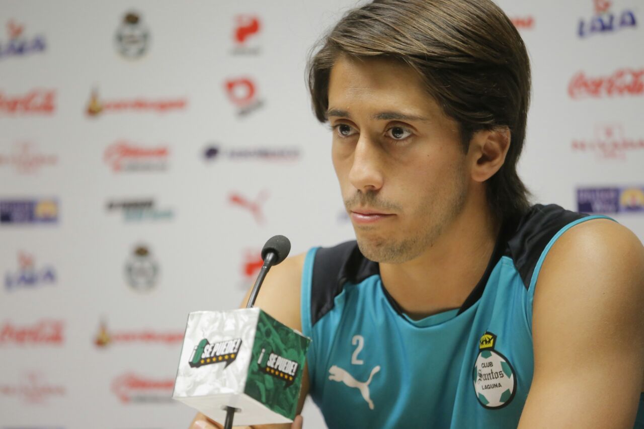 Javier Abella, jugador de Santos Laguna señaló que es consciente de que ...