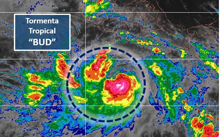 Tormenta tropical 'Bud' se forma en el Pacífico - Grupo Milenio