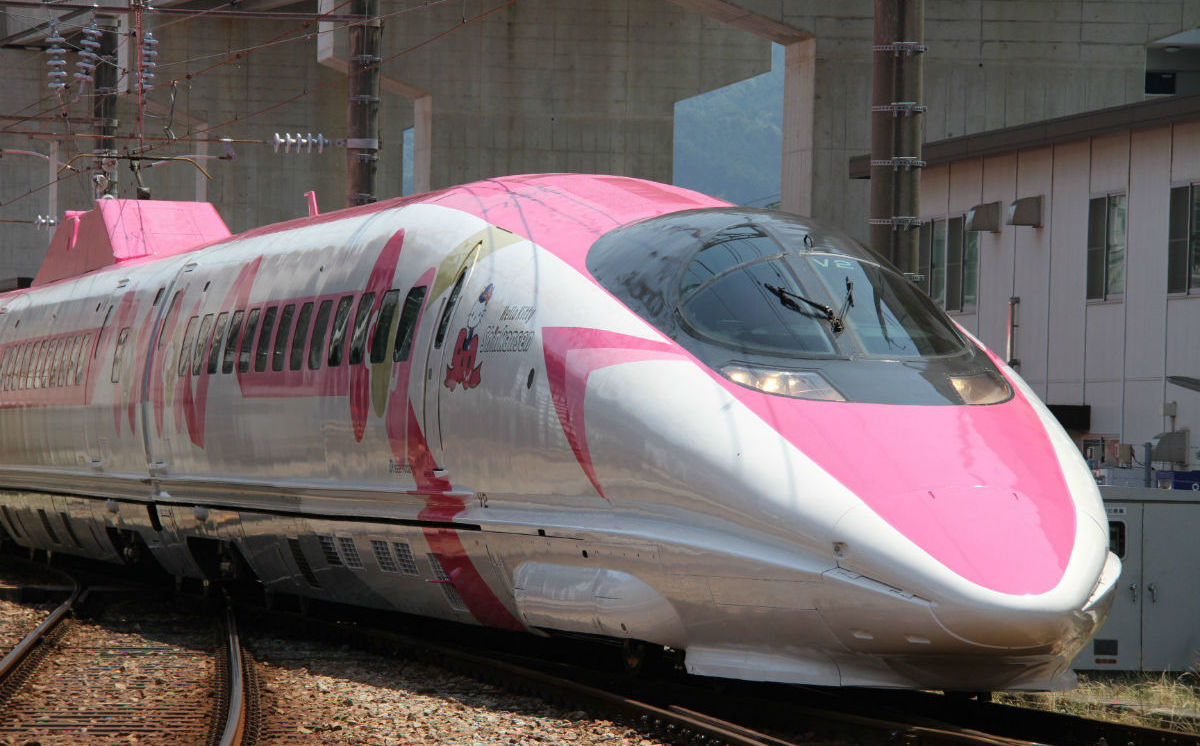 Hello Kitty tiene un tren bala en Japón y así se ve- Grupo Milenio