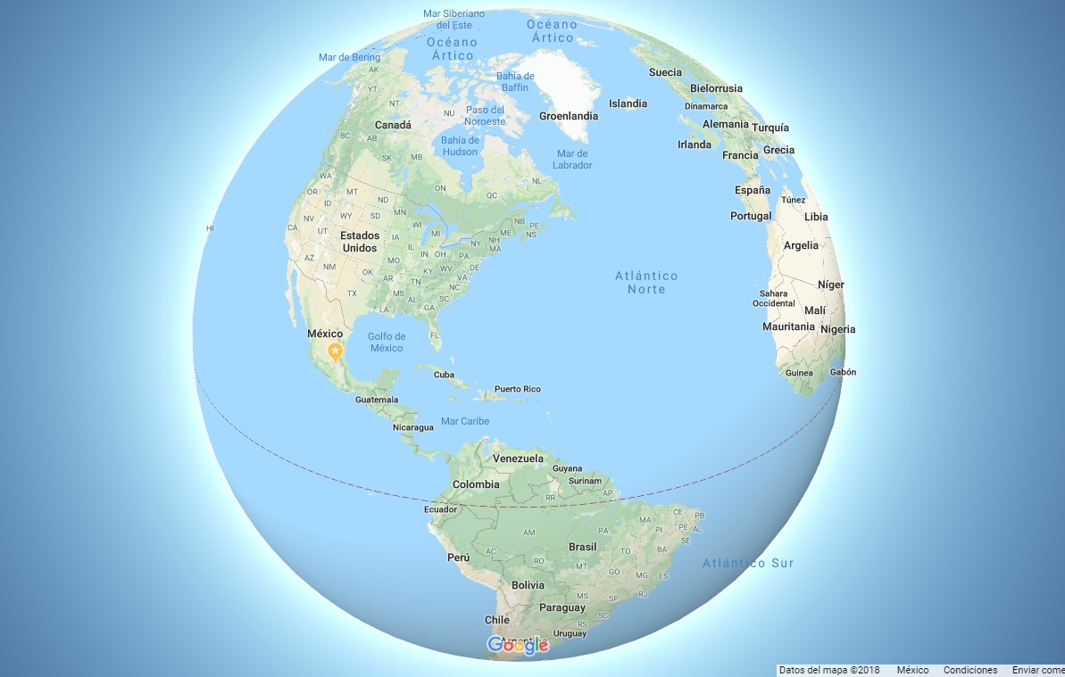 Google Maps va en contra de los que piensan que la Tierra es plana ...