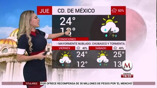 Jessica de Luna nos da el pronóstico del tiempo para este miércoles 15 ...