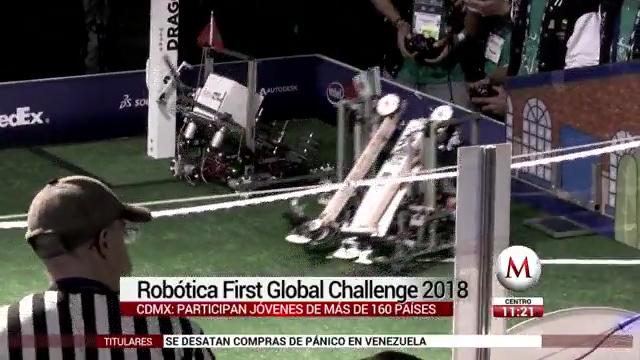 Inauguran Robótica First Global Challenge 2018 en CdMx - Grupo Milenio