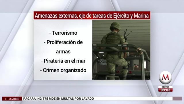 Amenazas externas, eje de tareas de Ejército y Marina- Grupo Milenio