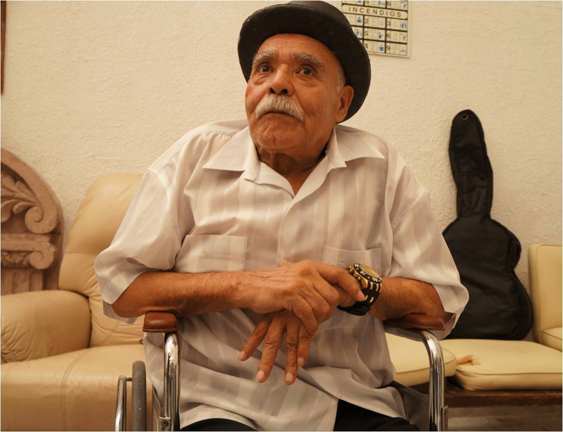 Sidronio vive en un asilo y dice que es feliz- Grupo Milenio