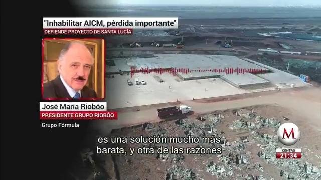 Entrevista a José María Riobóo. Inhabilitar AICM, perdida importante ...