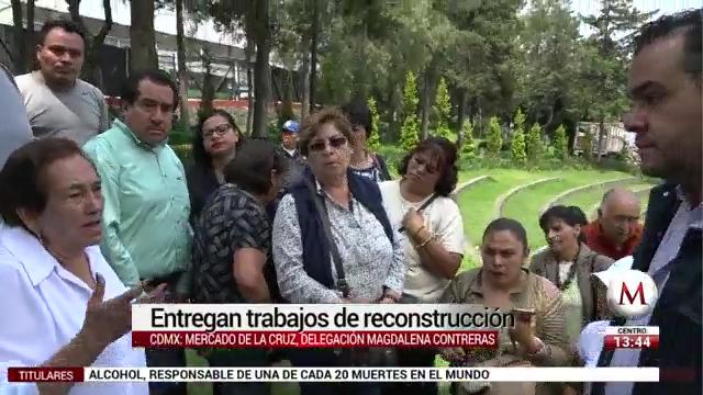 Entregan trabajos de reconstrucción en Cdmx - Grupo Milenio