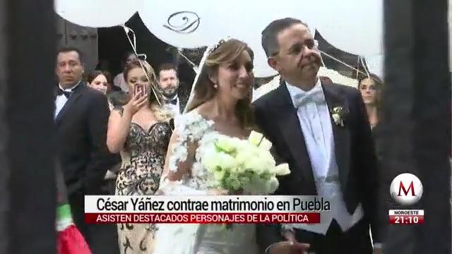César Yáñez se casa en Puebla, "triunfó el amor", dice- Grupo Milenio