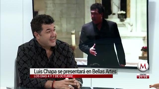 Luis Chapa se presentará en Bellas Artes - Grupo Milenio