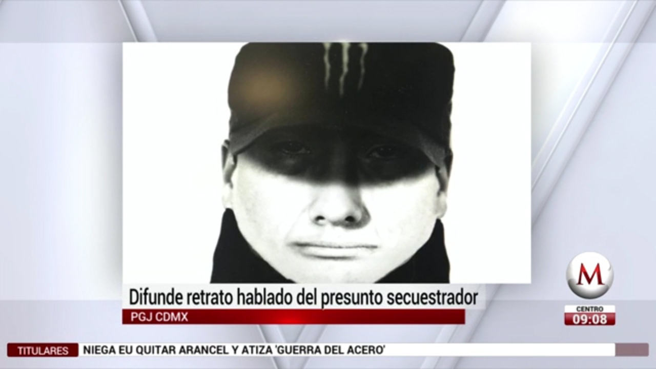 Difunden retrato hablado de secuestrador de Betty Monroe- Grupo Milenio