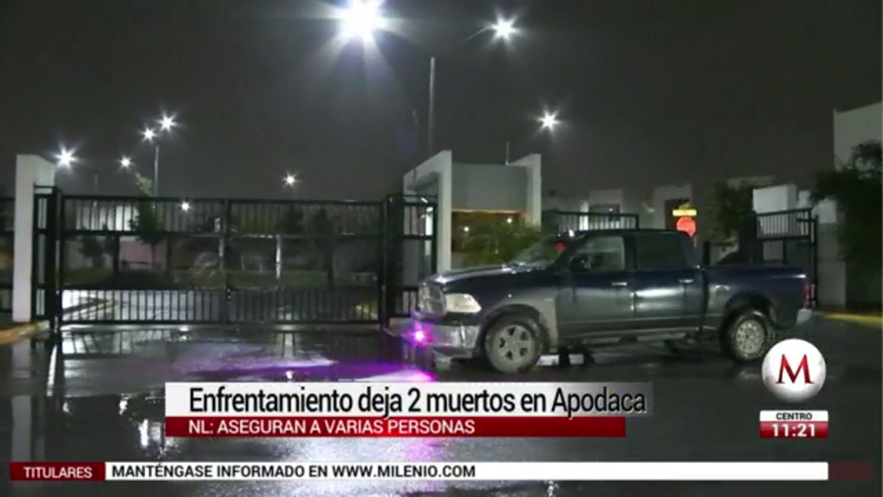 Enfrentamiento a balazos deja 2 muertos en Apodaca - Grupo Milenio