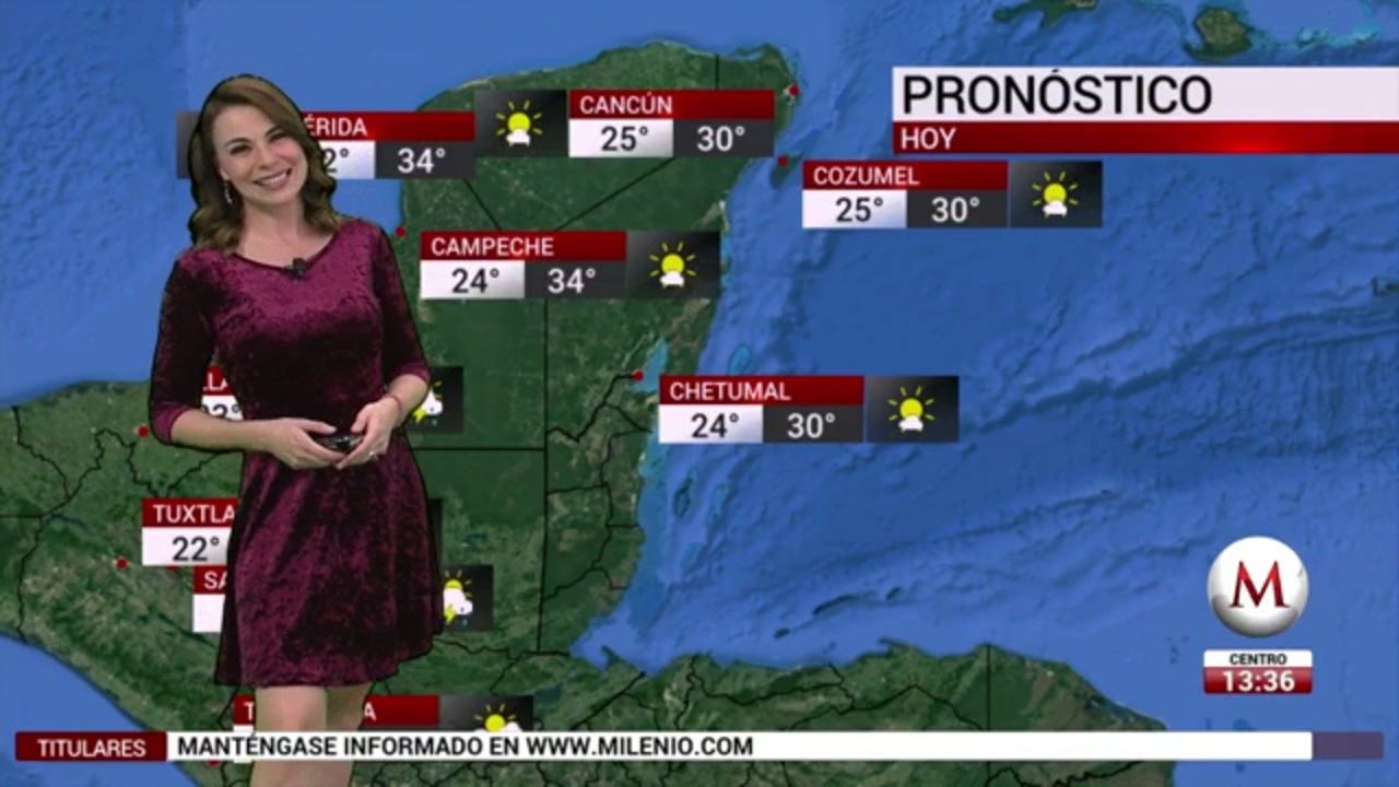 Arlett Fernández nos da el pronóstico del tiempo para este martes 30 de ...