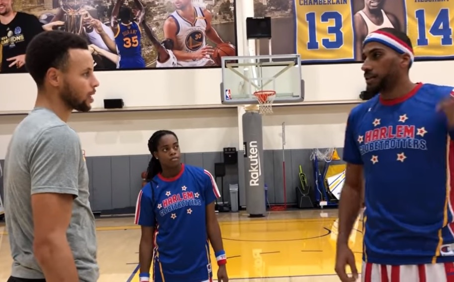 Stephen Curry entrena con los Globetrotters- Grupo Milenio