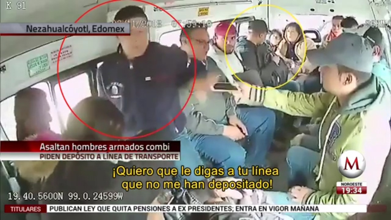Captan asalto en combi en Nezahualcóyotl - Grupo Milenio