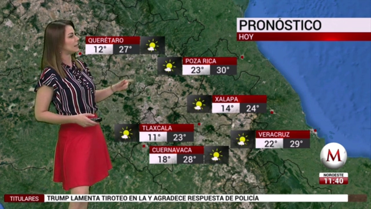 Arlett Fernández nos da el pronóstico del tiempo para este jueves 8 de ...