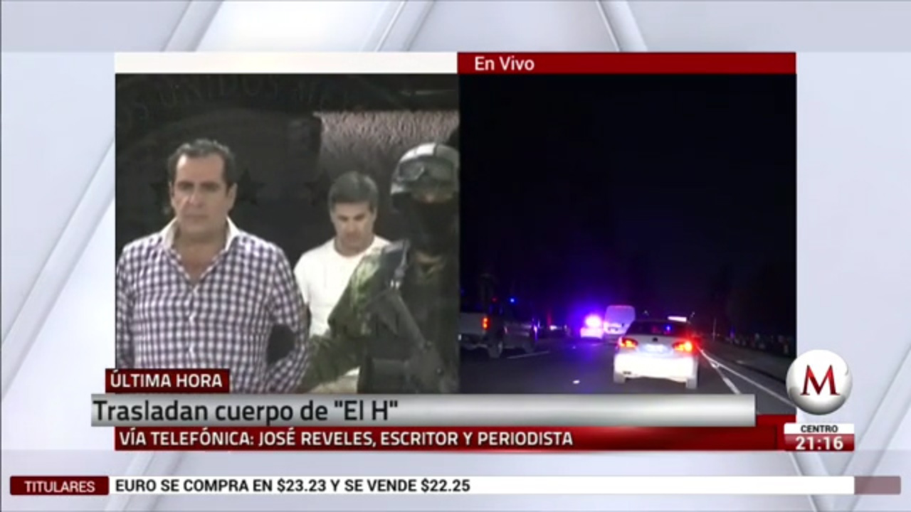 Entrevista a José Reveles. Muere "El H", lider de los Beltrán Leyva ...