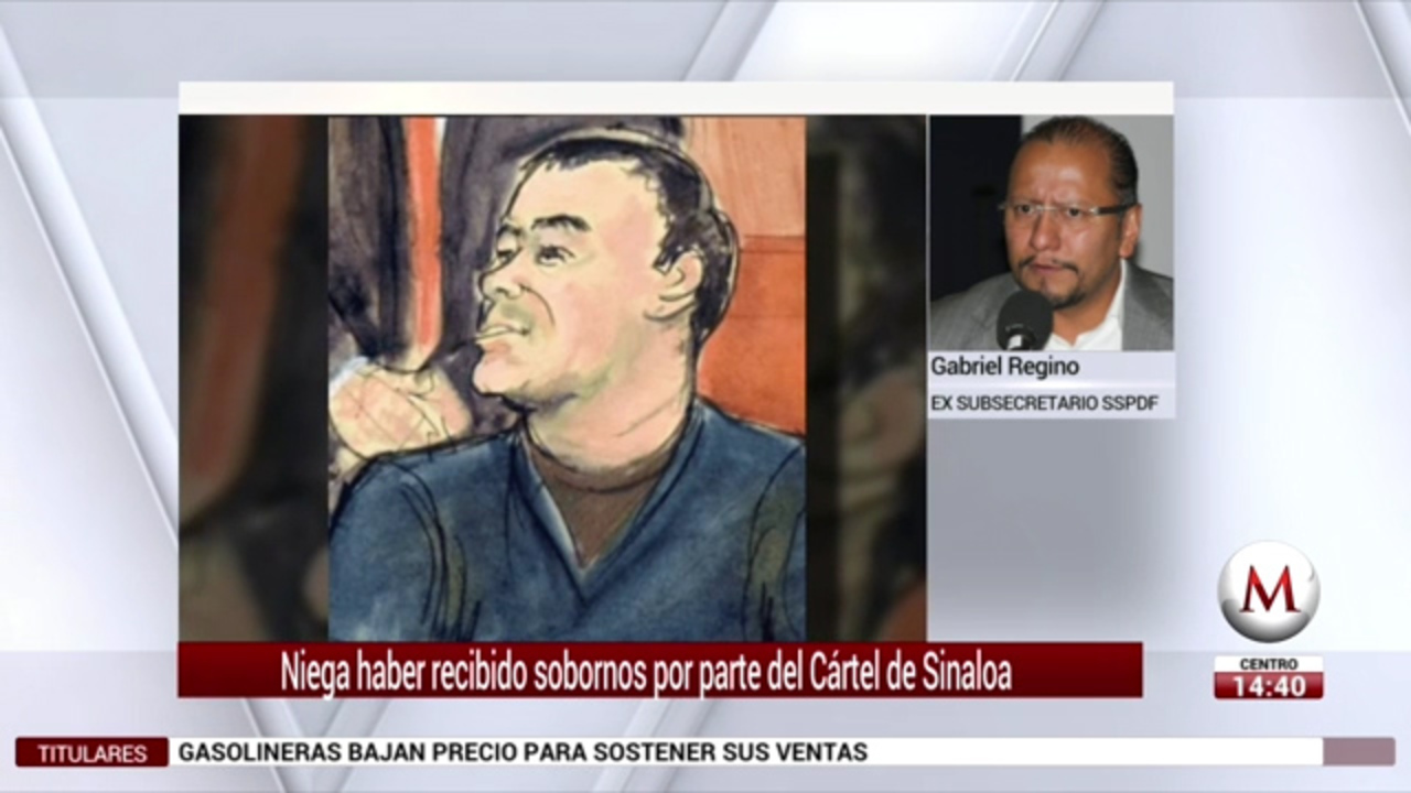 Gabriel Regino niega haber recibido sobornos del cártel de Sinaloa ...