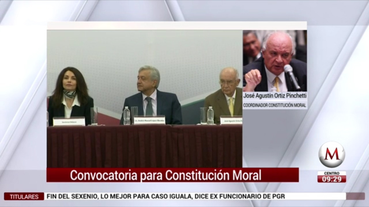 Entrevista a José Agustín Ortiz Pinchetti sobre la Constitución Moral ...