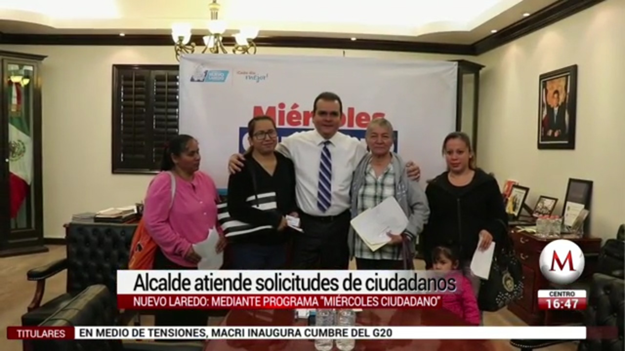 Enrique Rivas alcalde de Nuevo Laredo atiende solicitudes de ciudadanos ...