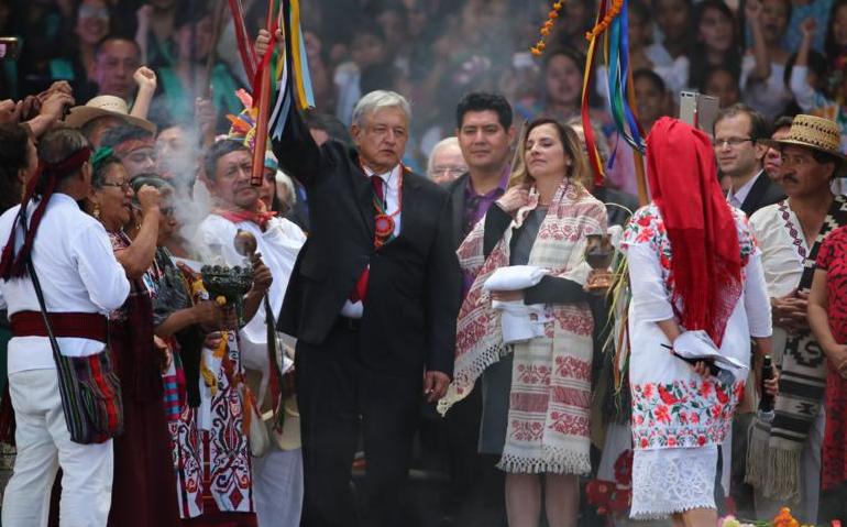 AMLO da segundo discurso en el Zócalo de la Ciudad de México- Grupo Milenio