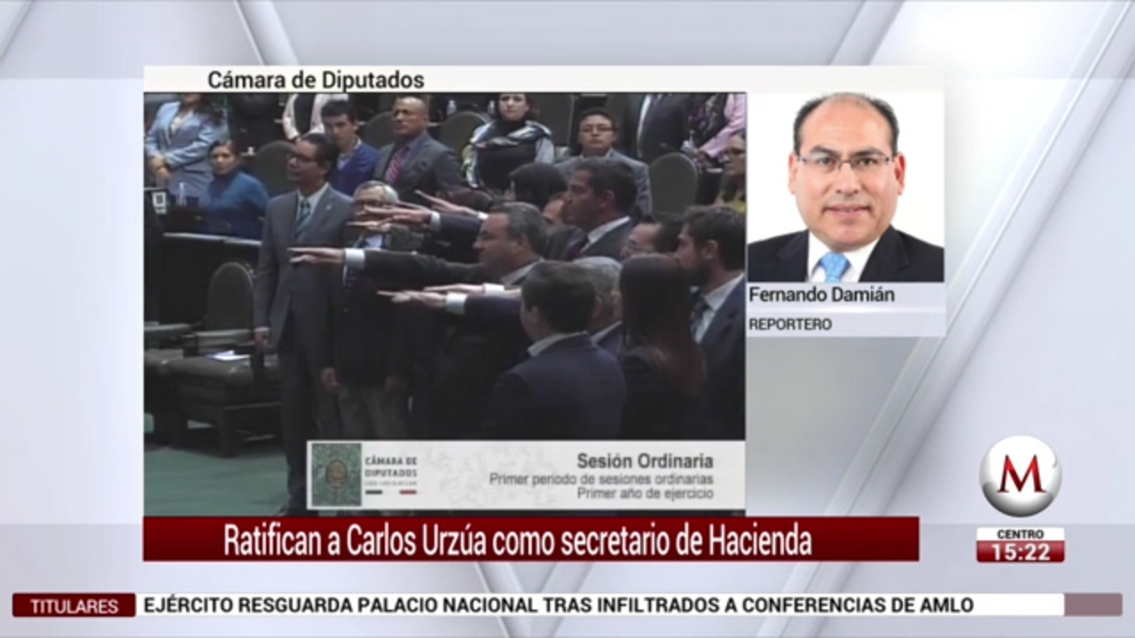 Carlos Urzúa rinde protesta como secretario de Hacienda - Grupo Milenio