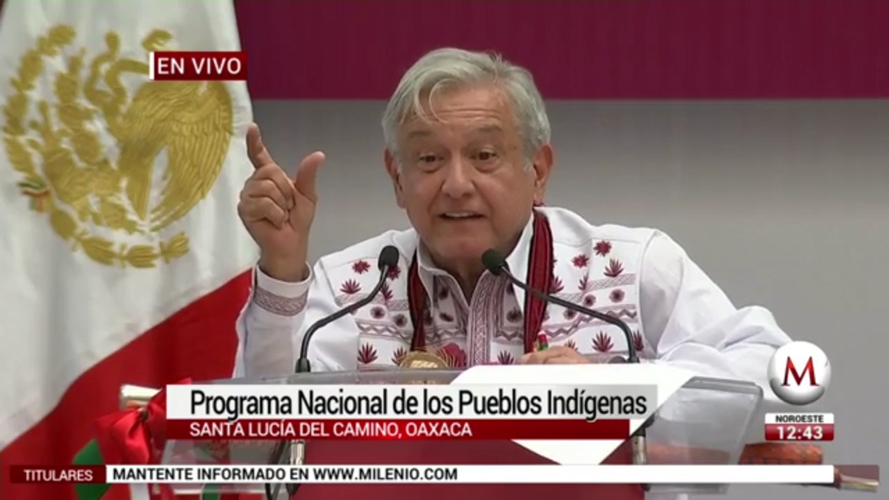 AMLO presenta el Programa Nacional de los Pueblos Indígenas en Oaxaca ...